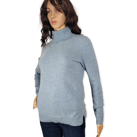 Belle France | Sweaters | Belle France Cashmere Turtleneck Sweater Sz S ...